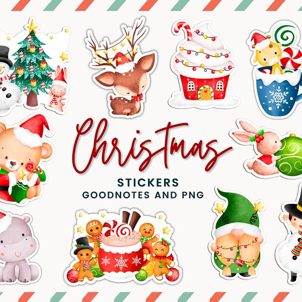 Christmas Stickers - Etsy