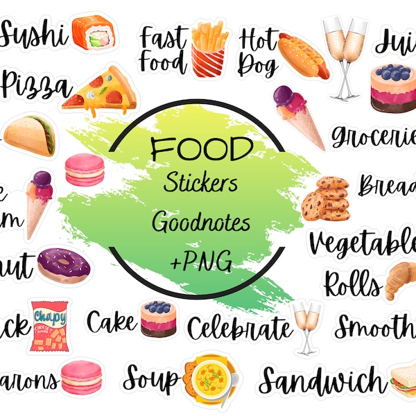 Food Stickers - Etsy