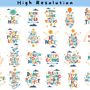 Daily Affirmation Stickers Digital Planner Stickers Affirmation Pre ...