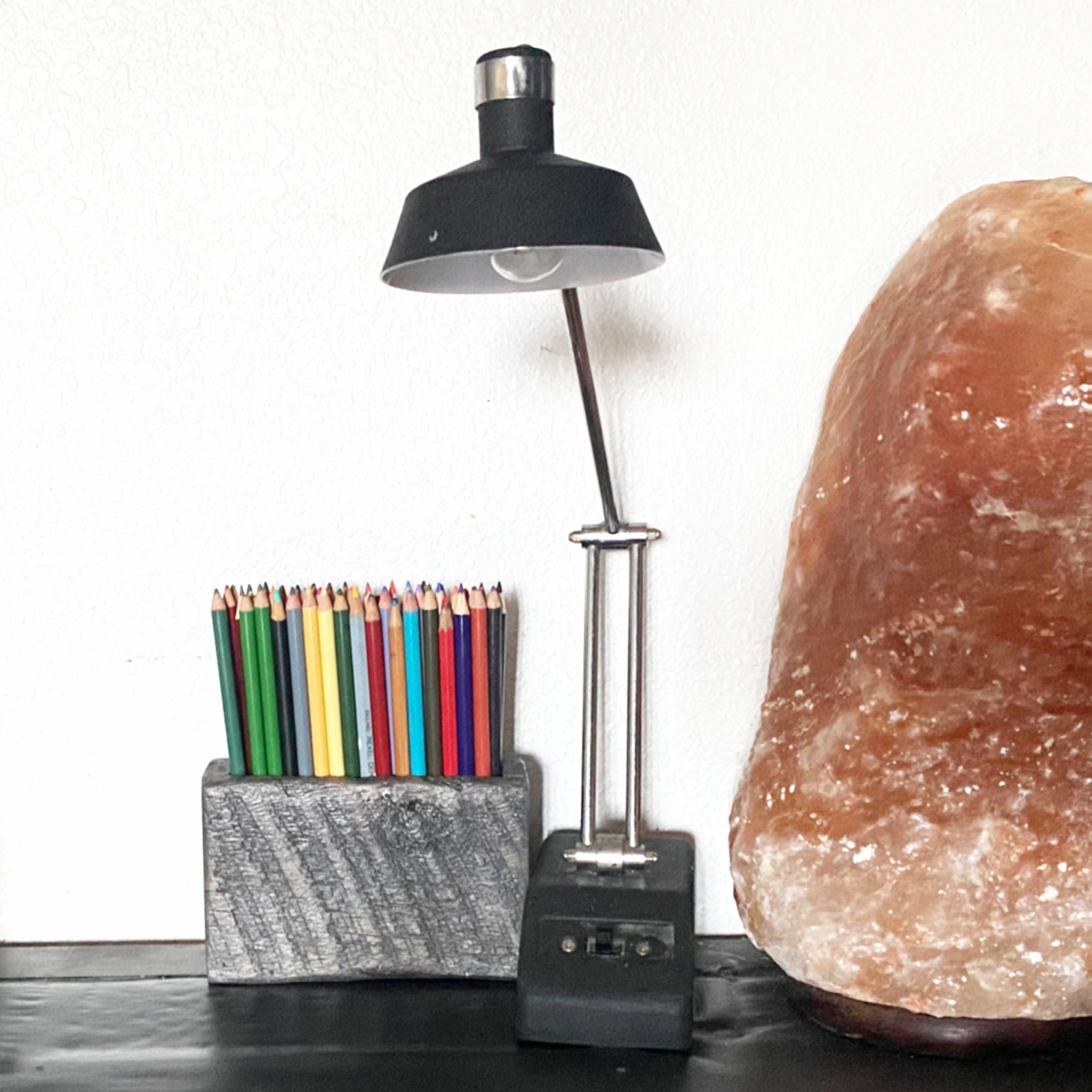 Contemporary Rustic Desk Organizer, Modern Rustic Wood Desk Organizer ...