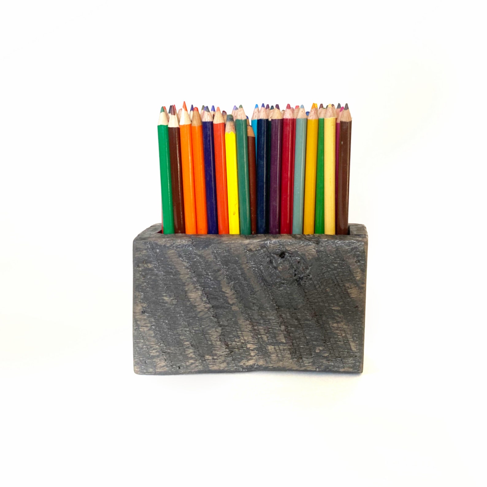 Contemporary Rustic Desk Organizer, Modern Rustic Wood Desk Organizer ...