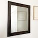 Large Upcycled Mirror W/ Reclaimed Wood Frame, Rustic Wooden Wall ...