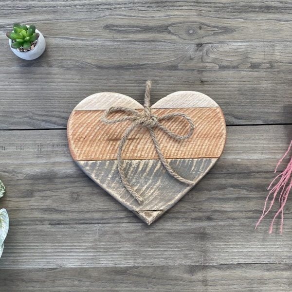 Rustic Wooden Heart - Etsy