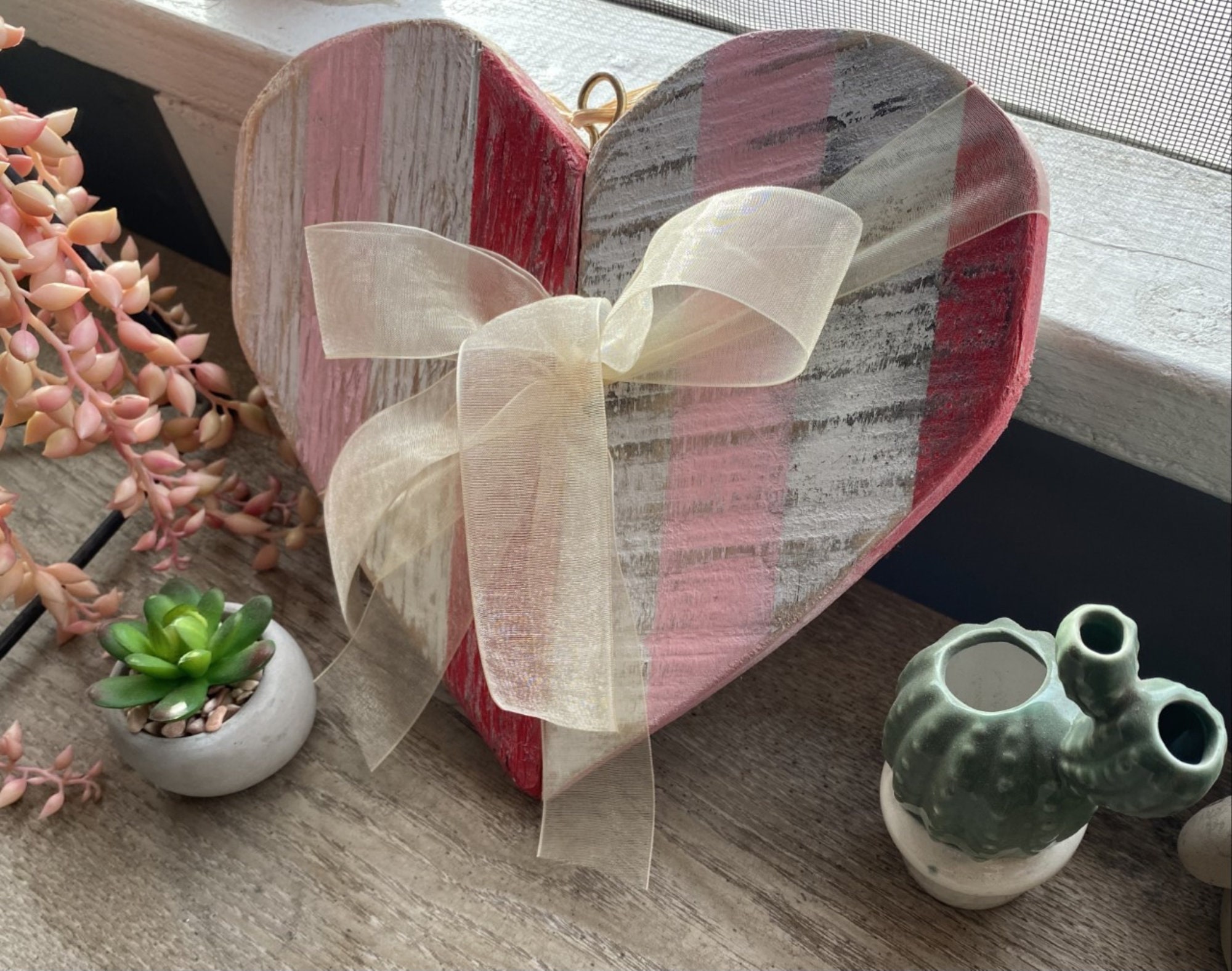 Rustic Wood Heart, Rustic Decor, Reclaimed Wood Heart, Mother's Day ...