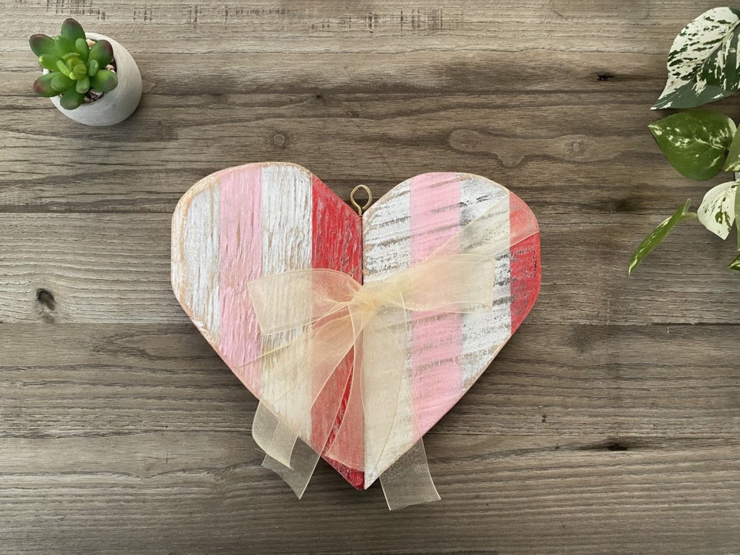 Rustic Wood Heart, Rustic Decor, Reclaimed Wood Heart, Mother's Day ...