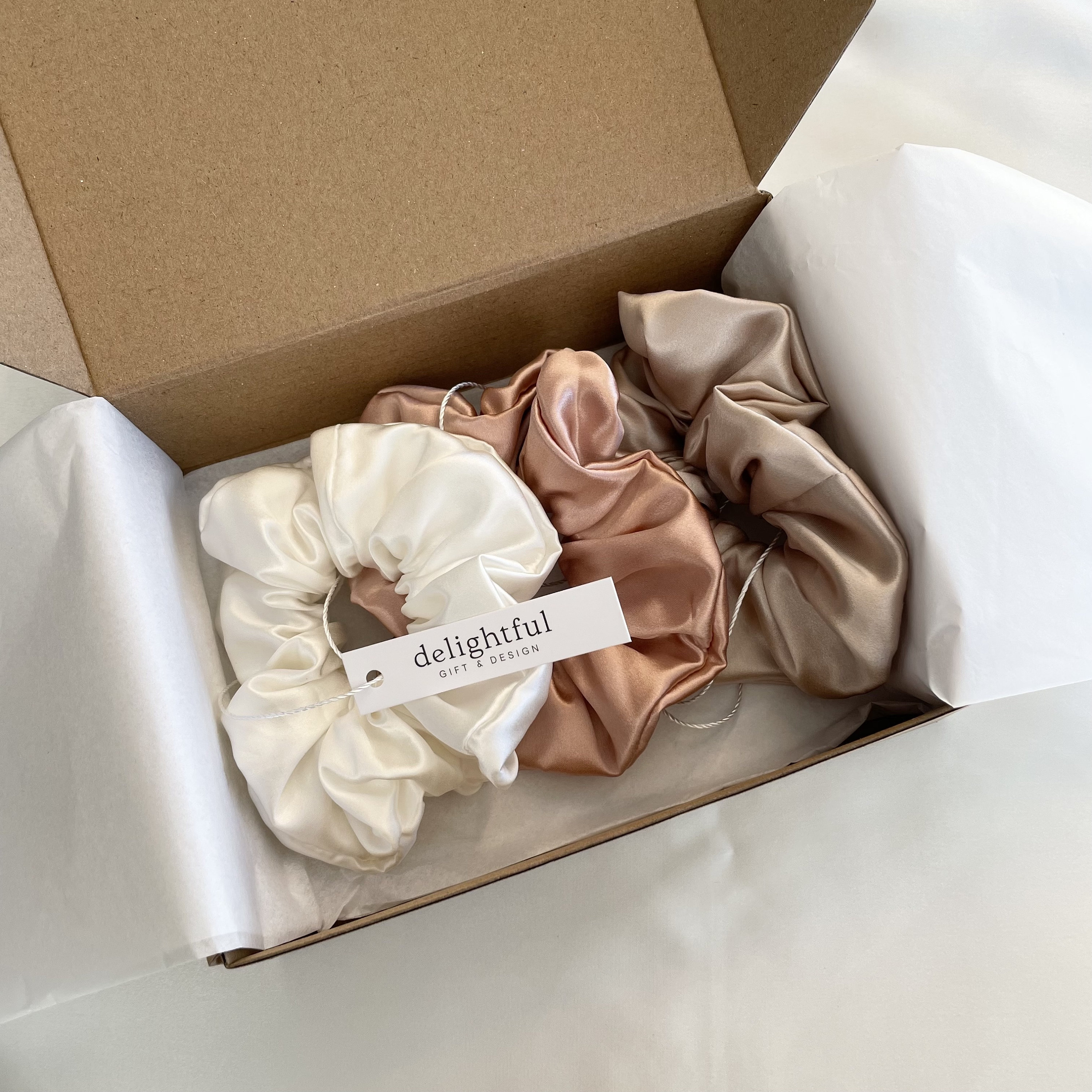 3-pack Build Your Own Silk Scrunchie SET 100% Mulberry Silk - Etsy