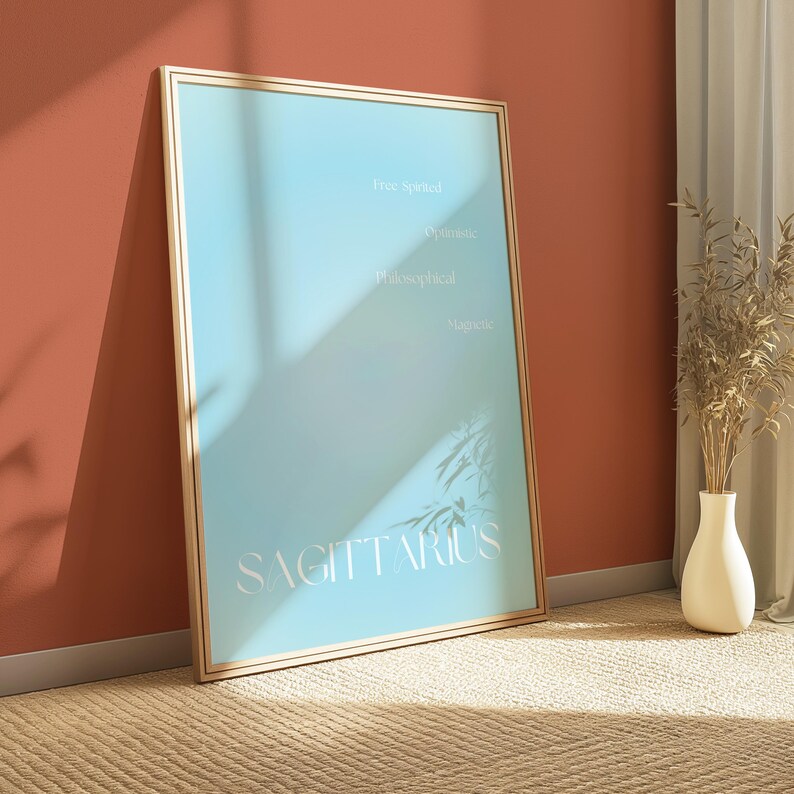 SAGITTARIUS Star Sign Instant Download Print, Zodiac Art Printable ...