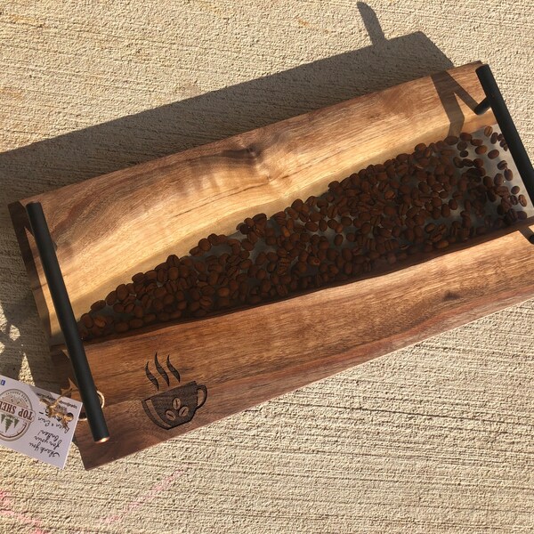 Coffee Bean Cutting Board - Etsy