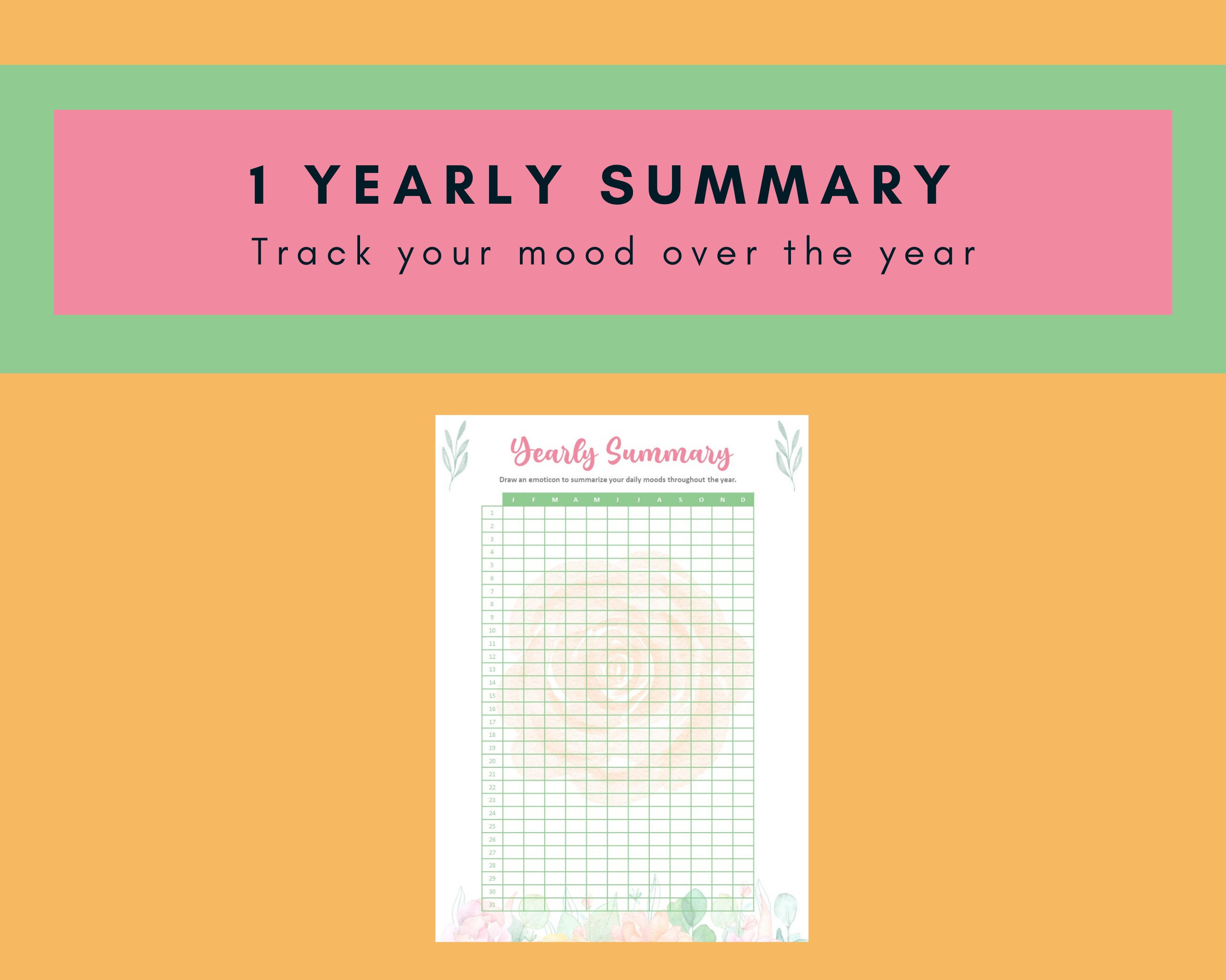 Printable Success Planner | Sheets for Year, Month, Week and Day | A4 ...