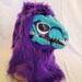 Dinosaur Mask Painted Furred - Etsy