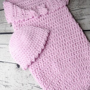 Crochet Baby Cocoon With Hat/crochet Cuddle Cocoon/crochet - Etsy