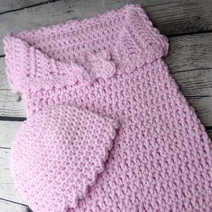 Crochet Baby Cocoon With Hat/crochet Cuddle Cocoon/crochet - Etsy