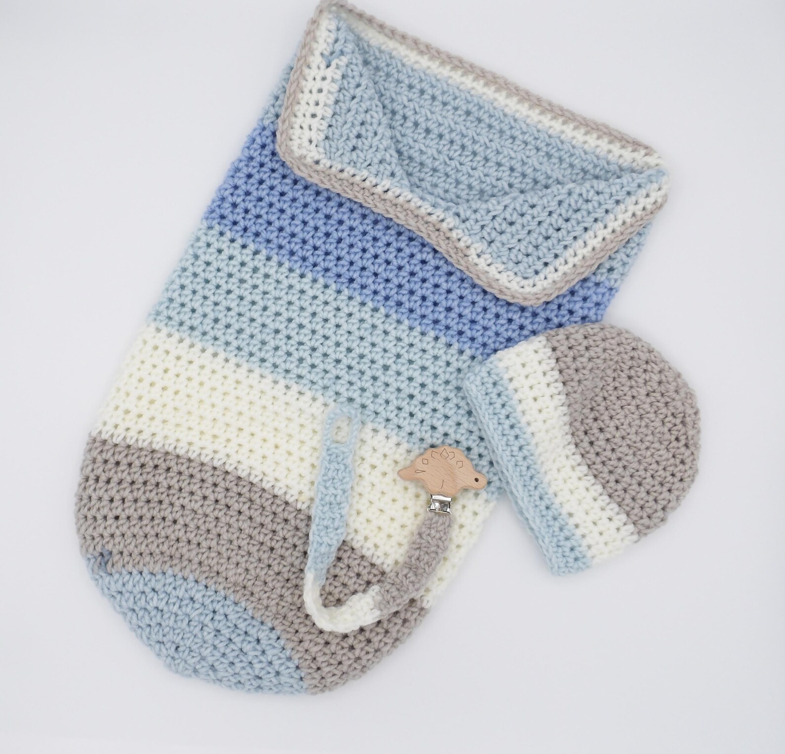 Crochet Baby Cocoon With Hat/crochet Cuddle Cocoon/crochet Baby Bunting ...