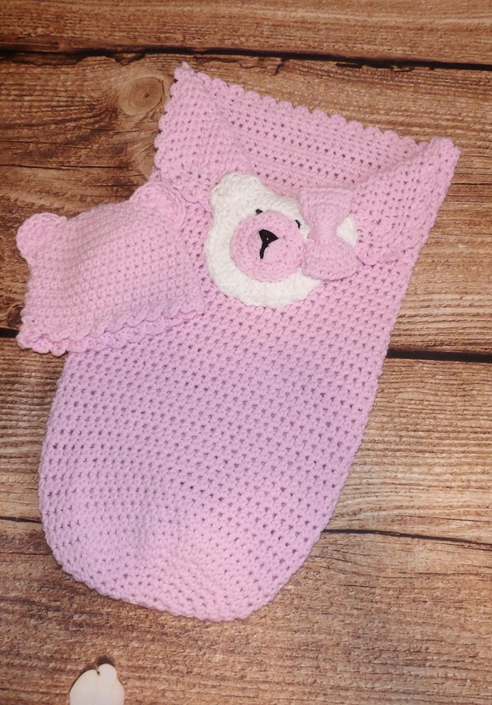 Crochet Baby Cocoon With Hat/crochet Cuddle Cocoon/crochet Baby Bunting ...