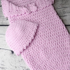 Crochet Baby Cocoon With Hat/crochet Cuddle Cocoon/crochet - Etsy