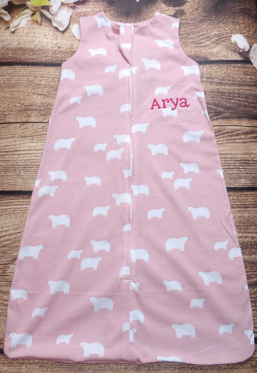 Personalized Baby Sleep Sack/baby Sleeping Bag With Embroidered Name ...