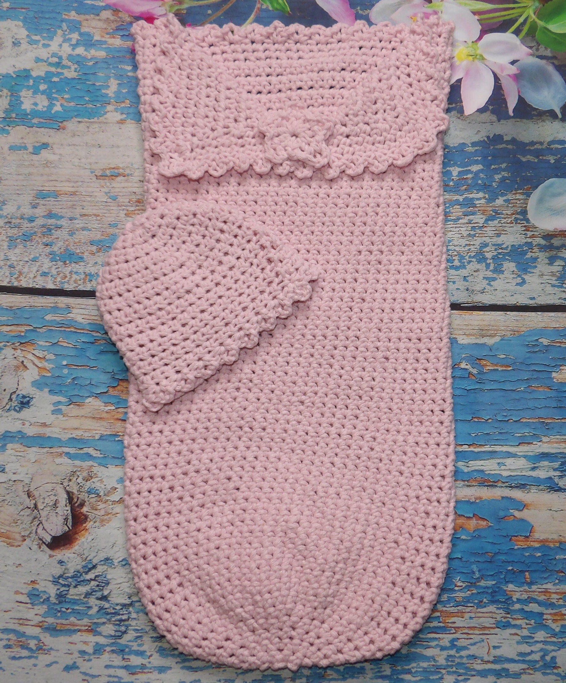 Crochet Baby Cocoon With Hat/crochet Cuddle Cocoon/crochet - Etsy