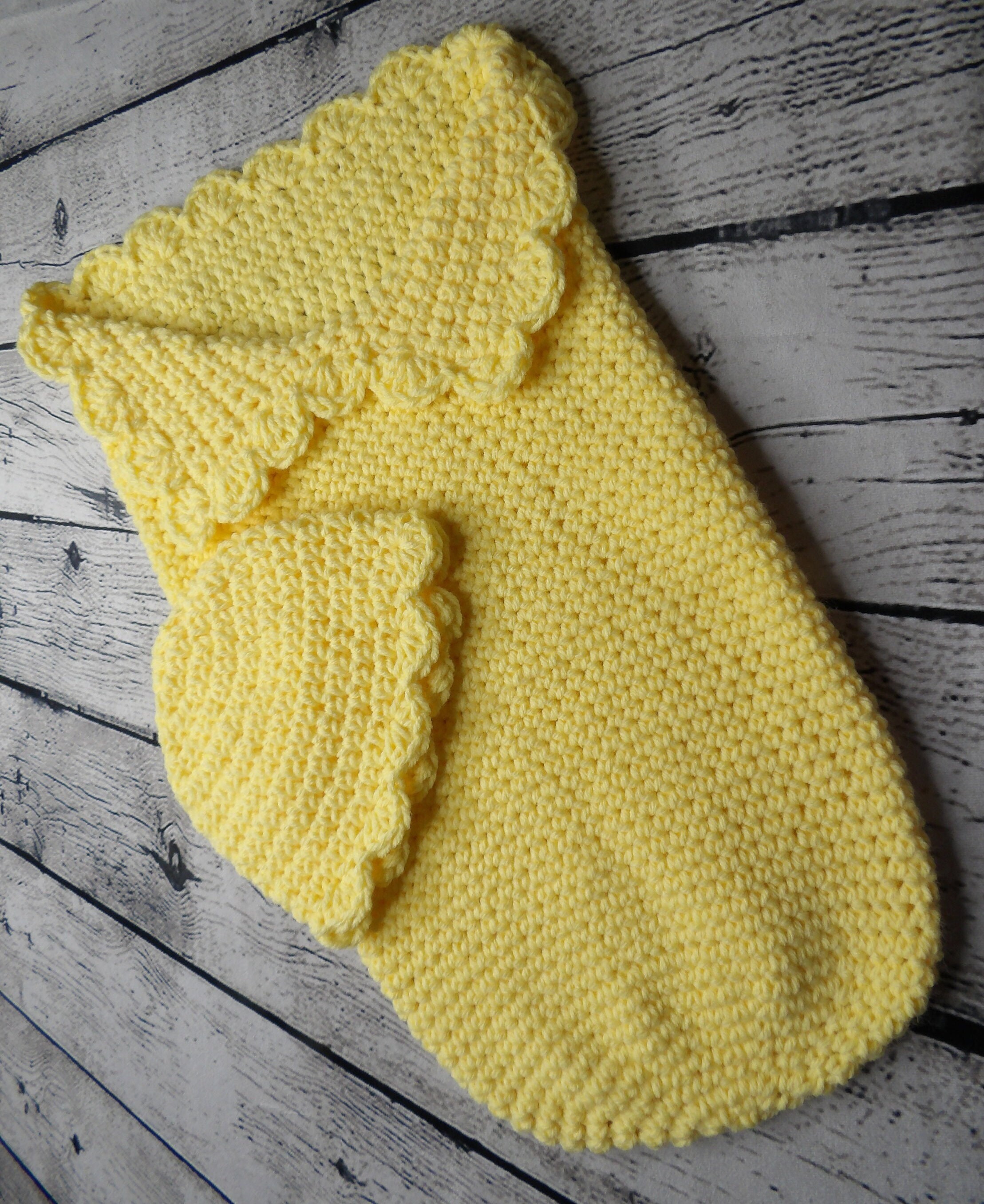 Crochet Baby Cocoon With Hat/crochet Cuddle Cocoon/crochet Baby Bunting ...