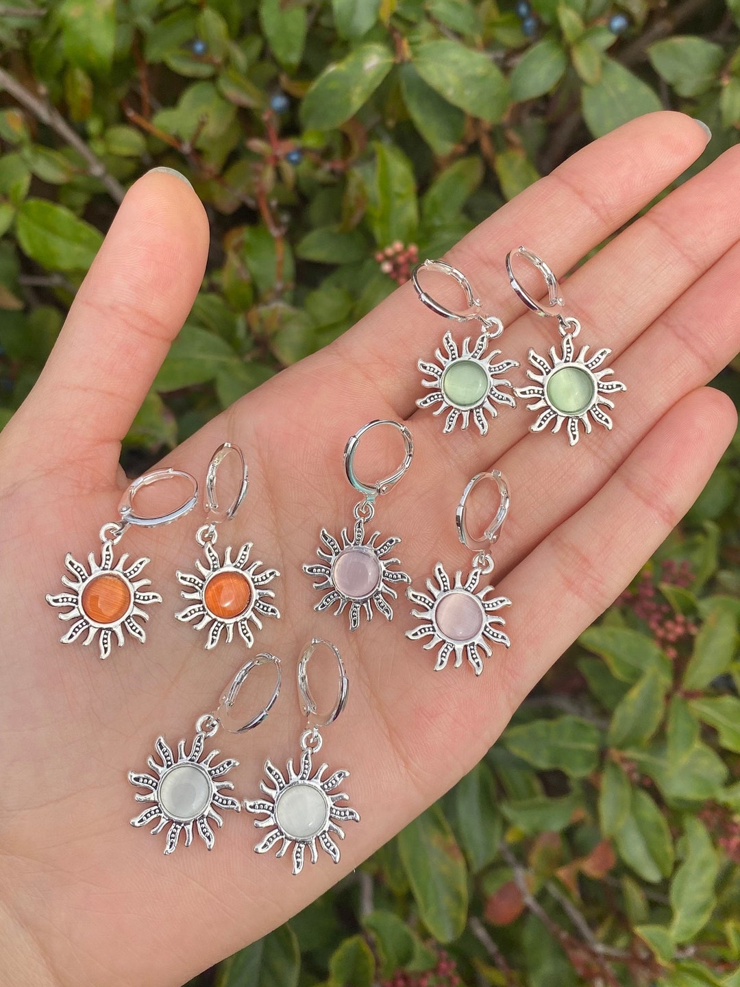 Sun Silver Huggies | Silver Earrings | Silver Huggies | Sun Jewelry ...