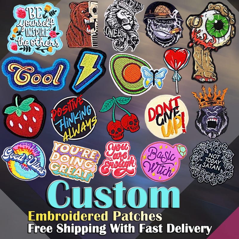Embroidered Patch - Etsy