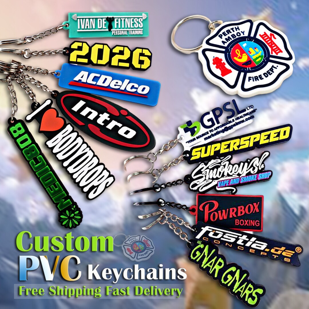 Custom PVC Keychain | PVC 3D Logo Keychain, Soft Rubber Keychain ...