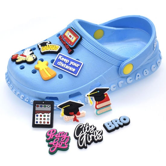 Custom PVC Croc Jibbitz,soft Shoe Charm, Handmade PVC Silicon Rubber ...