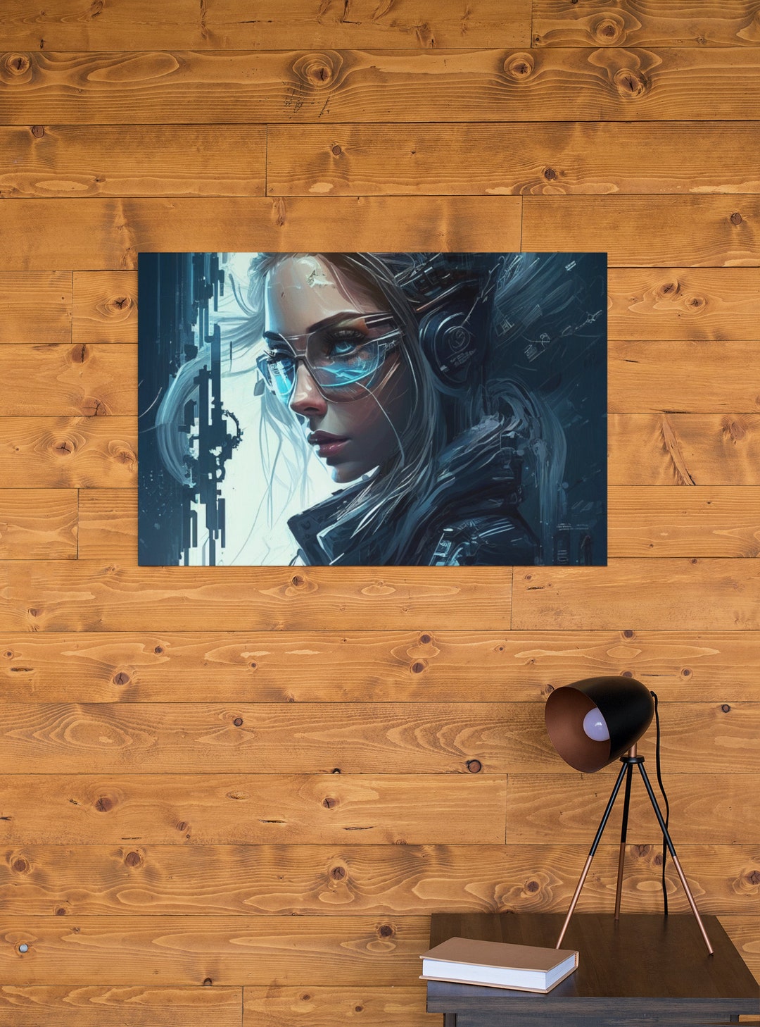 Cyberpunk Queen: A Futuristic Digital Art Print for Wall Decor - A Must ...