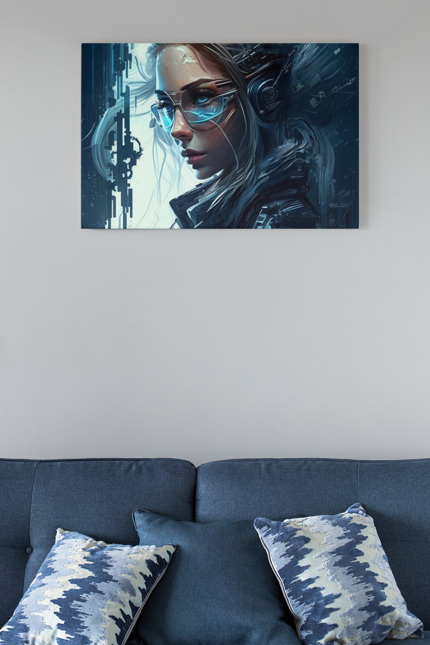 Cyberpunk Queen: A Futuristic Digital Art Print for Wall Decor - A Must ...