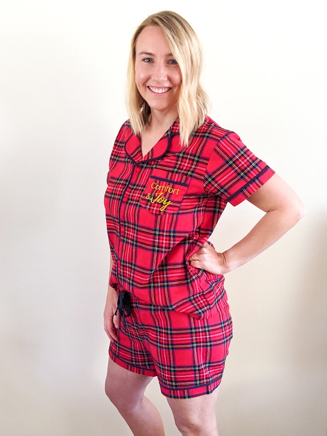 Women's Tartan Plaid Matching Christmas Pyjamas - Etsy