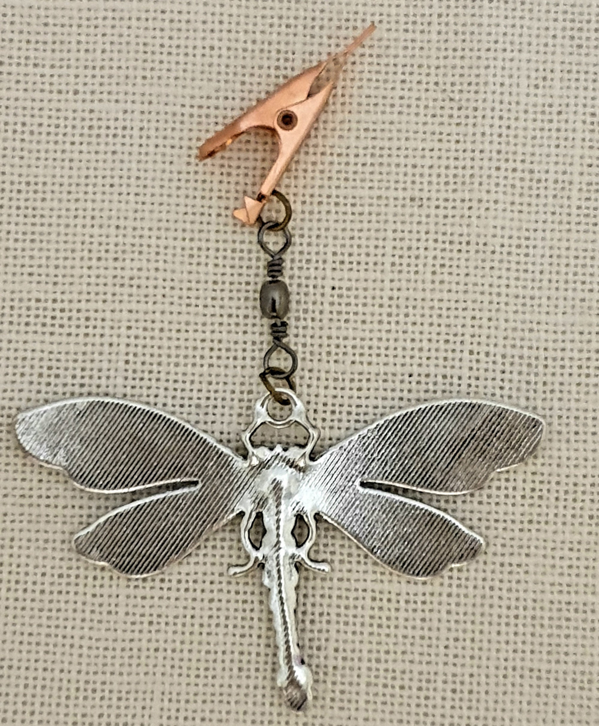 Purple Enamel Dragonfly Stranded Thread Floss Separator - Etsy