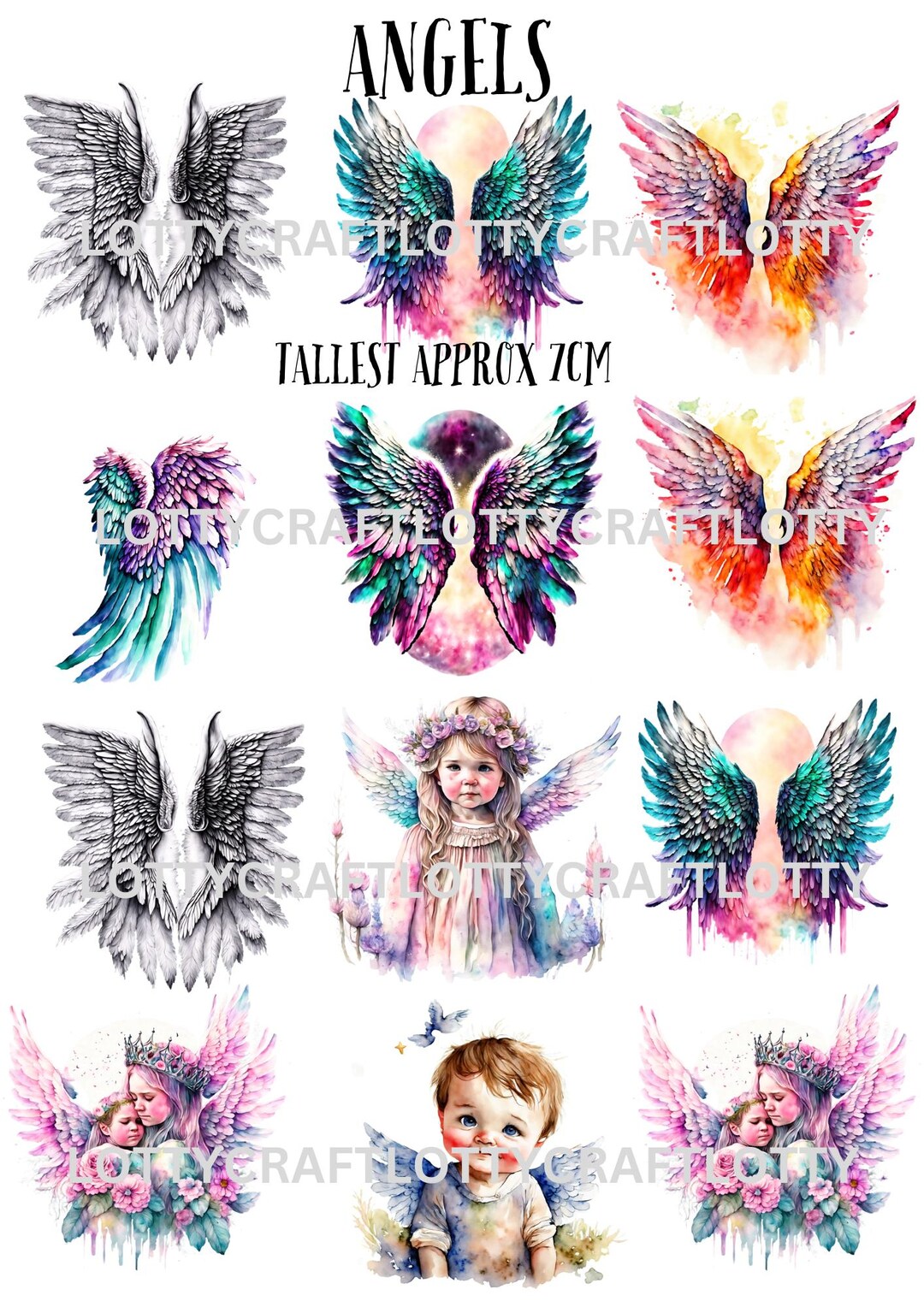 Angel A4 Mulberry Rice Paper for Decoupage WW Free Delivery - Etsy