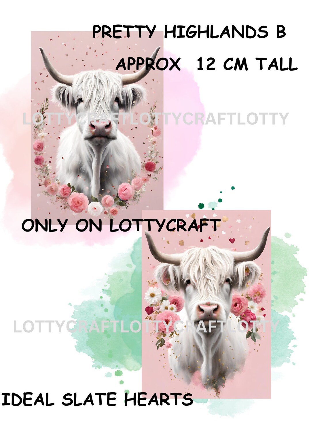 Pretty Highland Cow Mulberry Rice Paper for Decoupage and All Paper ...