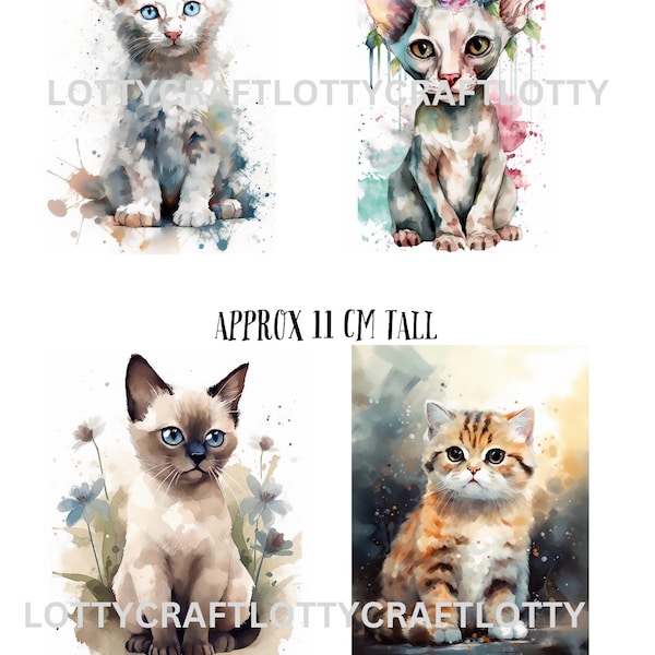 Decoupage Cat - Etsy