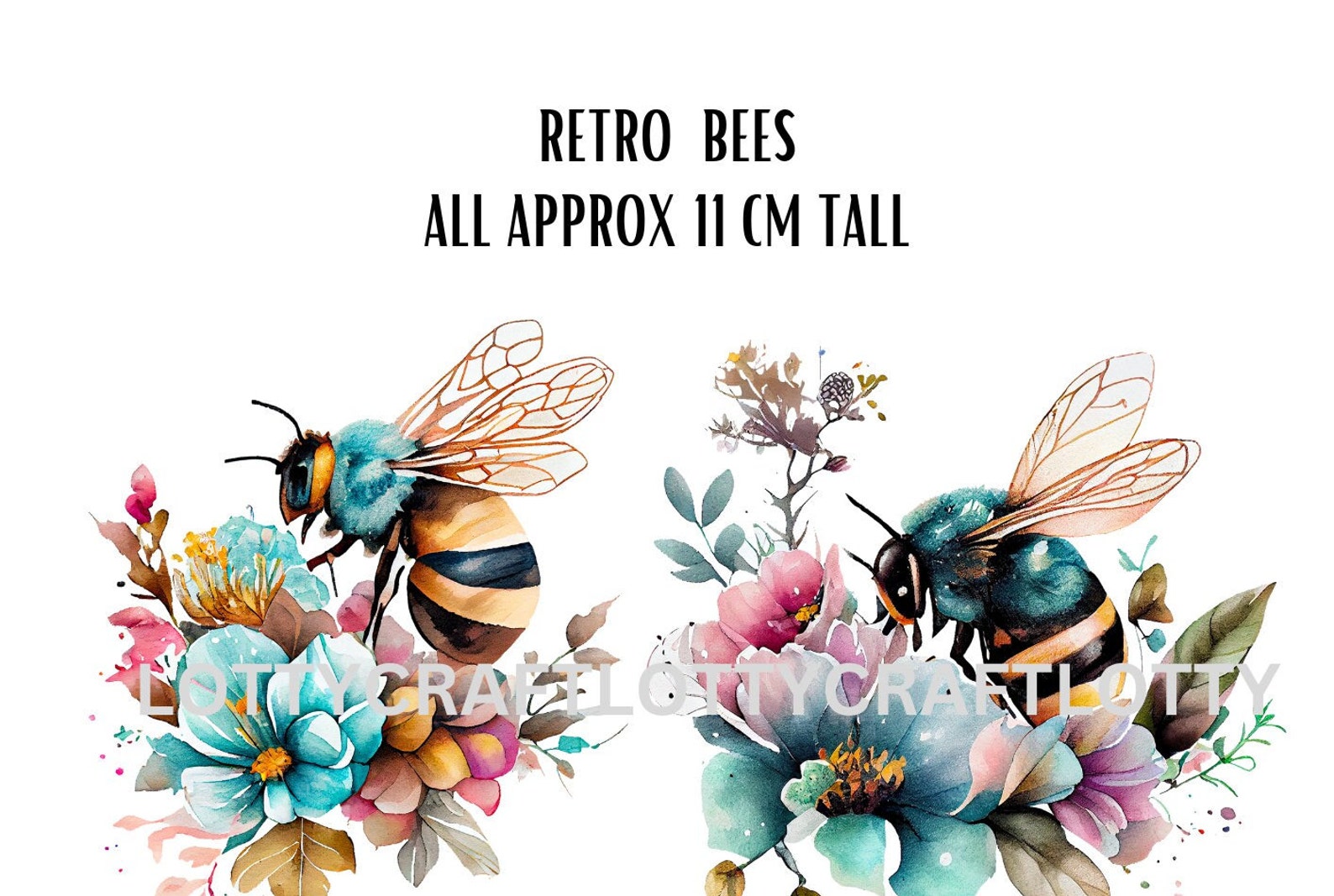 Retro Flower Bees Mulberry Rice Paper for Decoupage and All - Etsy