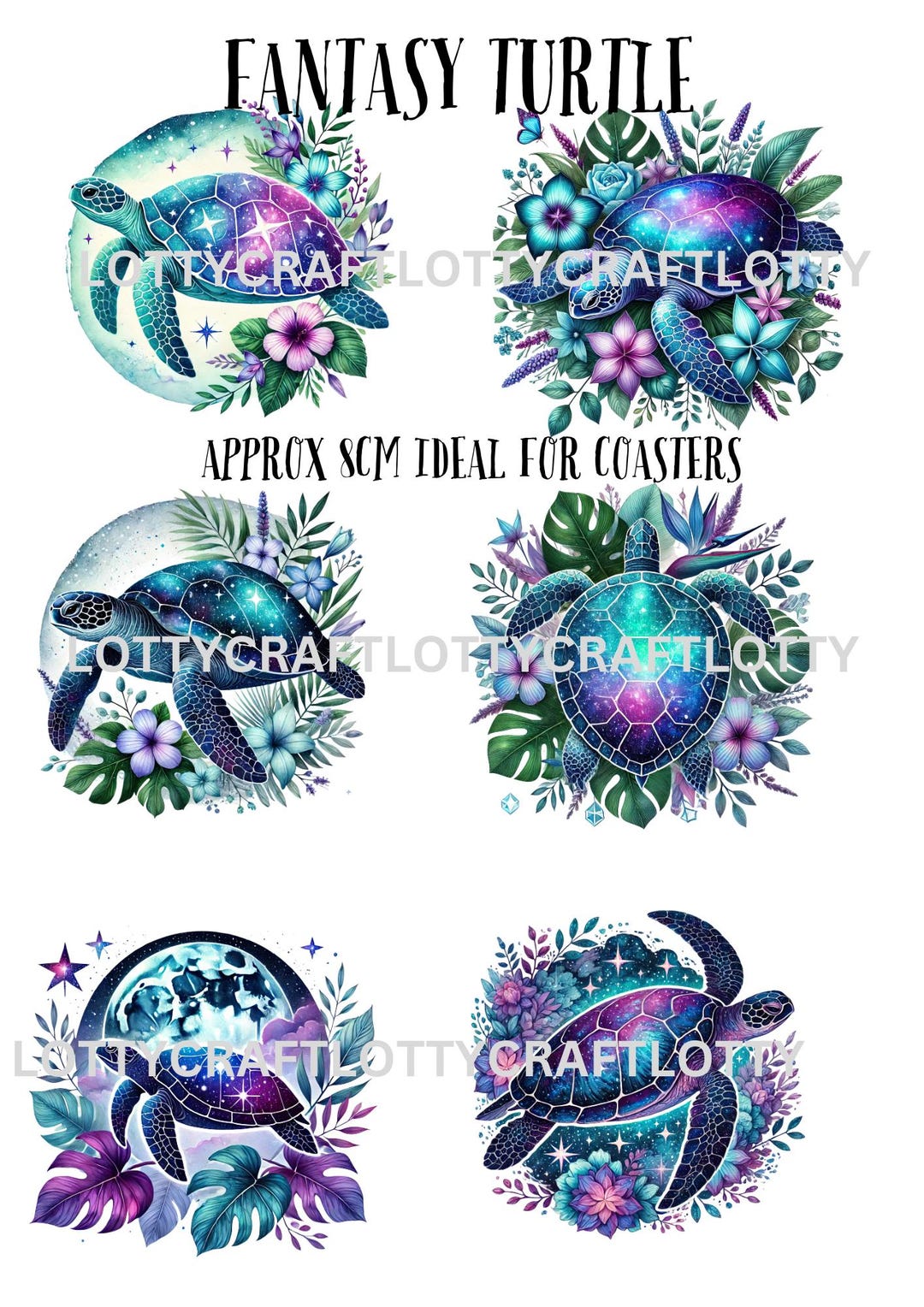 Fantasy Turtle A4 Mulberry Rice Paper for Decoupage - Etsy