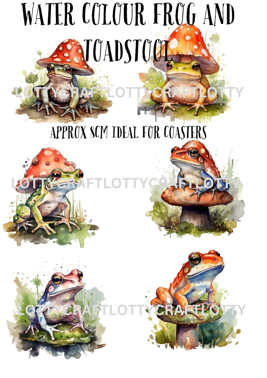 Watercolour Frogs A4 Mulberry Rice Paper for Decoupage - Etsy