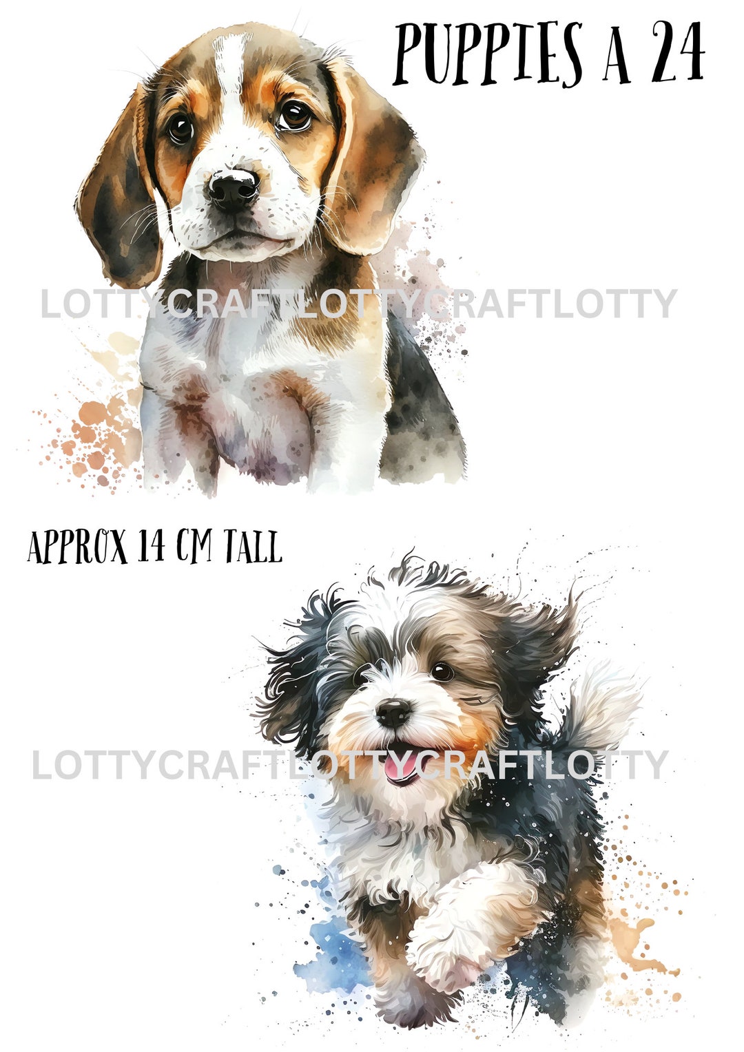 Puppy Dogs Rice Paper for Decoupage and All Papercrafts - Etsy