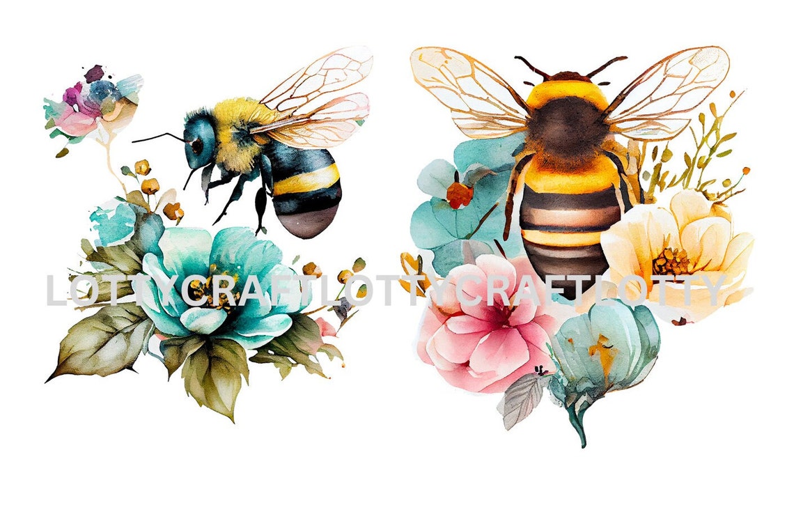 Retro Flower Bees Mulberry Rice Paper for Decoupage and All - Etsy