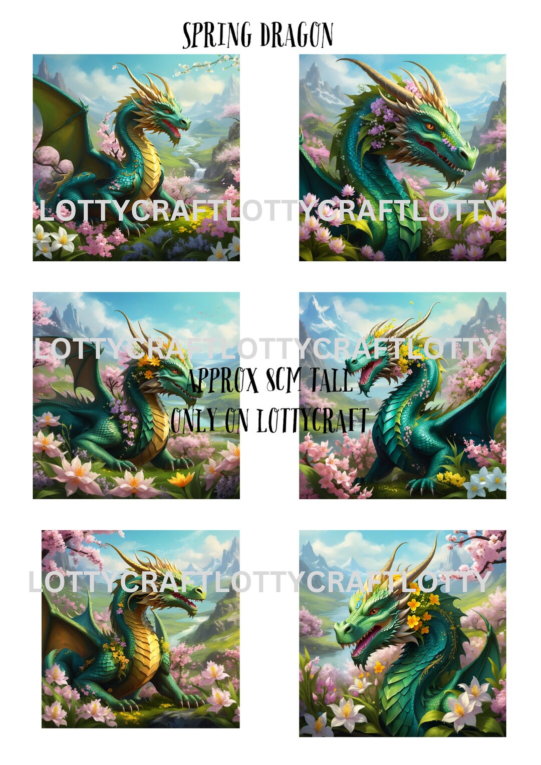 Spring Dragon Mulberry Rice Paper for Decoupage and All Paper Crafts - Etsy