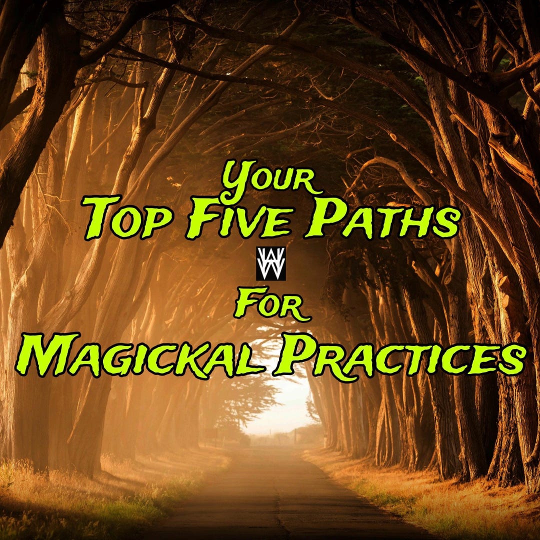 Magickal Paths - A Reading of Your Top Five, What to Practice Now - Etsy