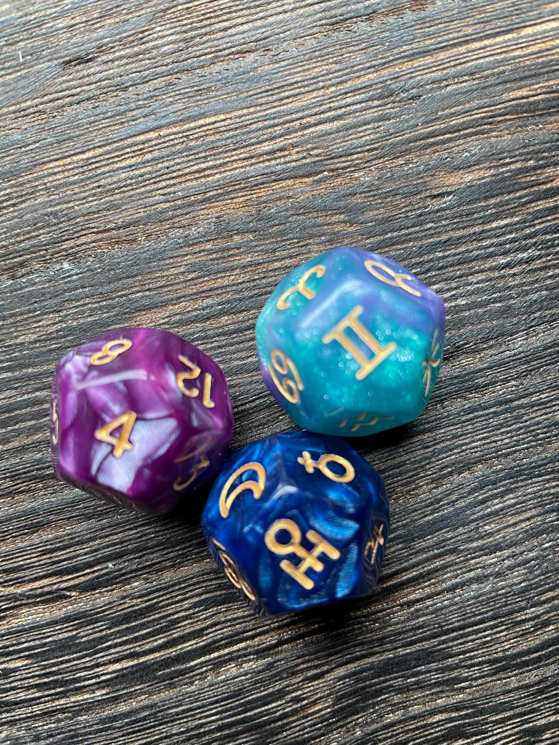 Astrological Divination Dice Cast for Accuracy - Spelled Divination ...