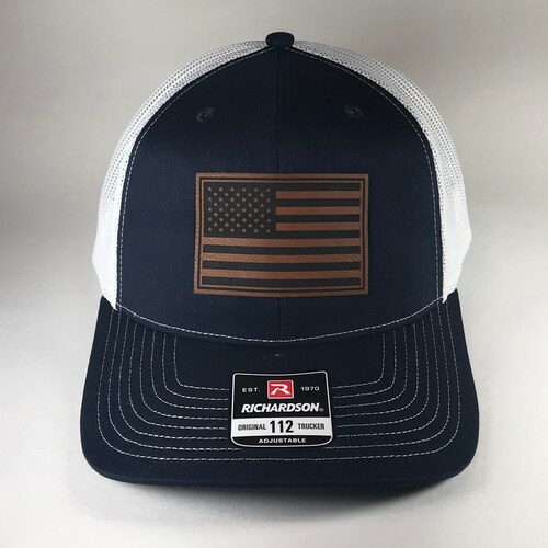 US American Flag Trucker Hat USA Mesh Snapback Cap - Etsy