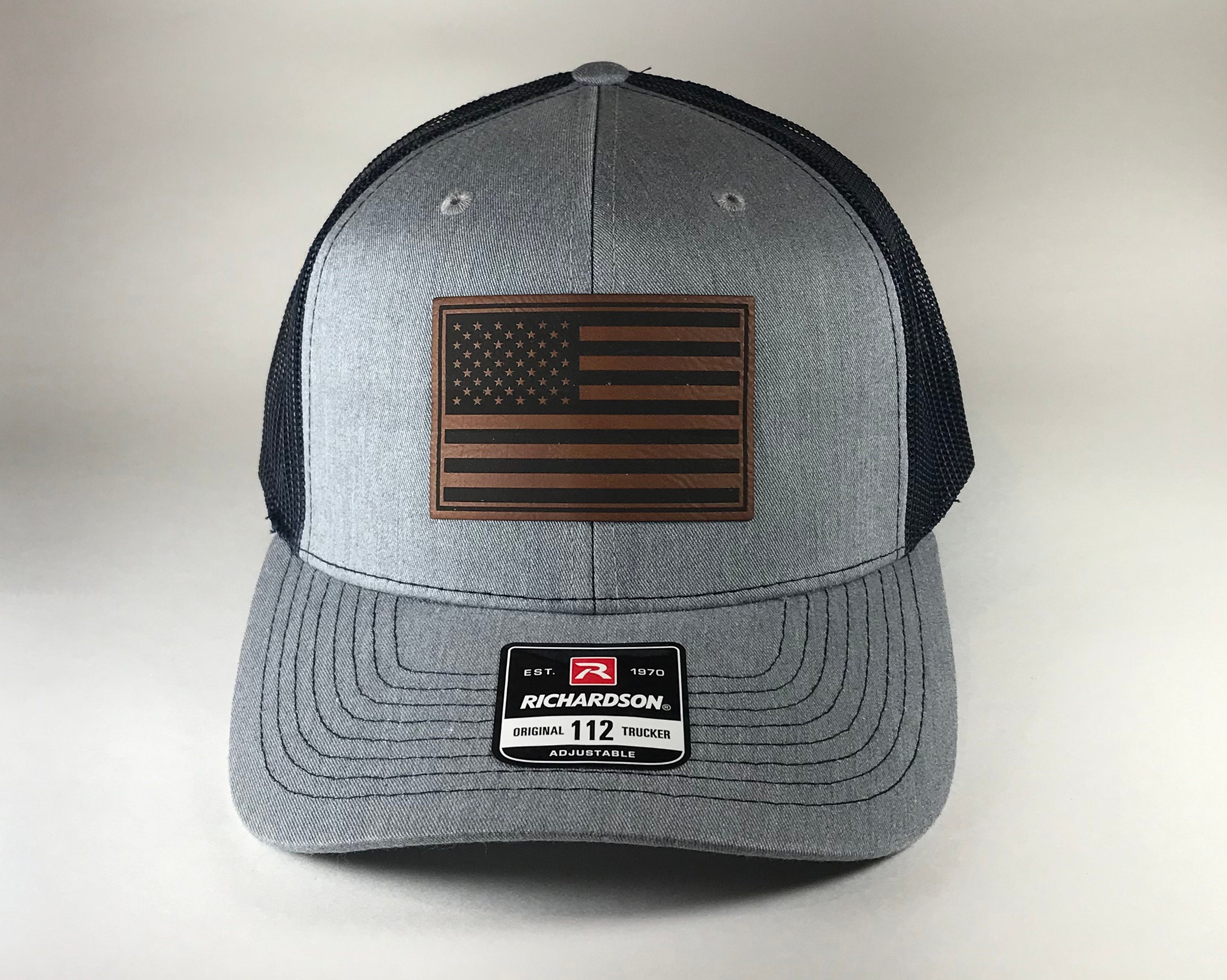 Richardson 112 American Flag 6 Panel Adjustable Snapback Trucker Mesh ...