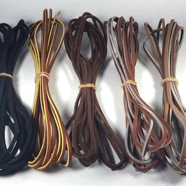 Leather Boot Laces - Etsy