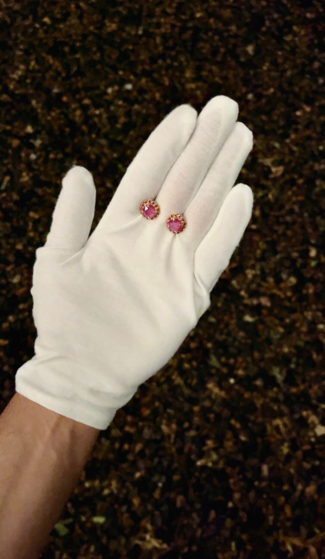 Pink | Barb E Inspired Small Round Halo Stud Earrings | Hot Pink Post ...