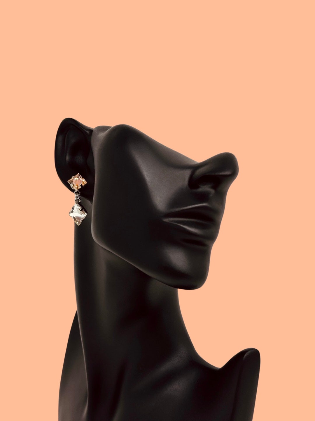 Peach and Clear | 2024 Color of the Year | Pyramid and Kite Crystal ...