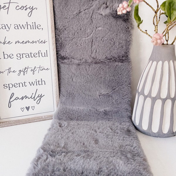 Grey Table Runner - Etsy UK