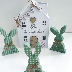 Wooden Bunny Block - Etsy