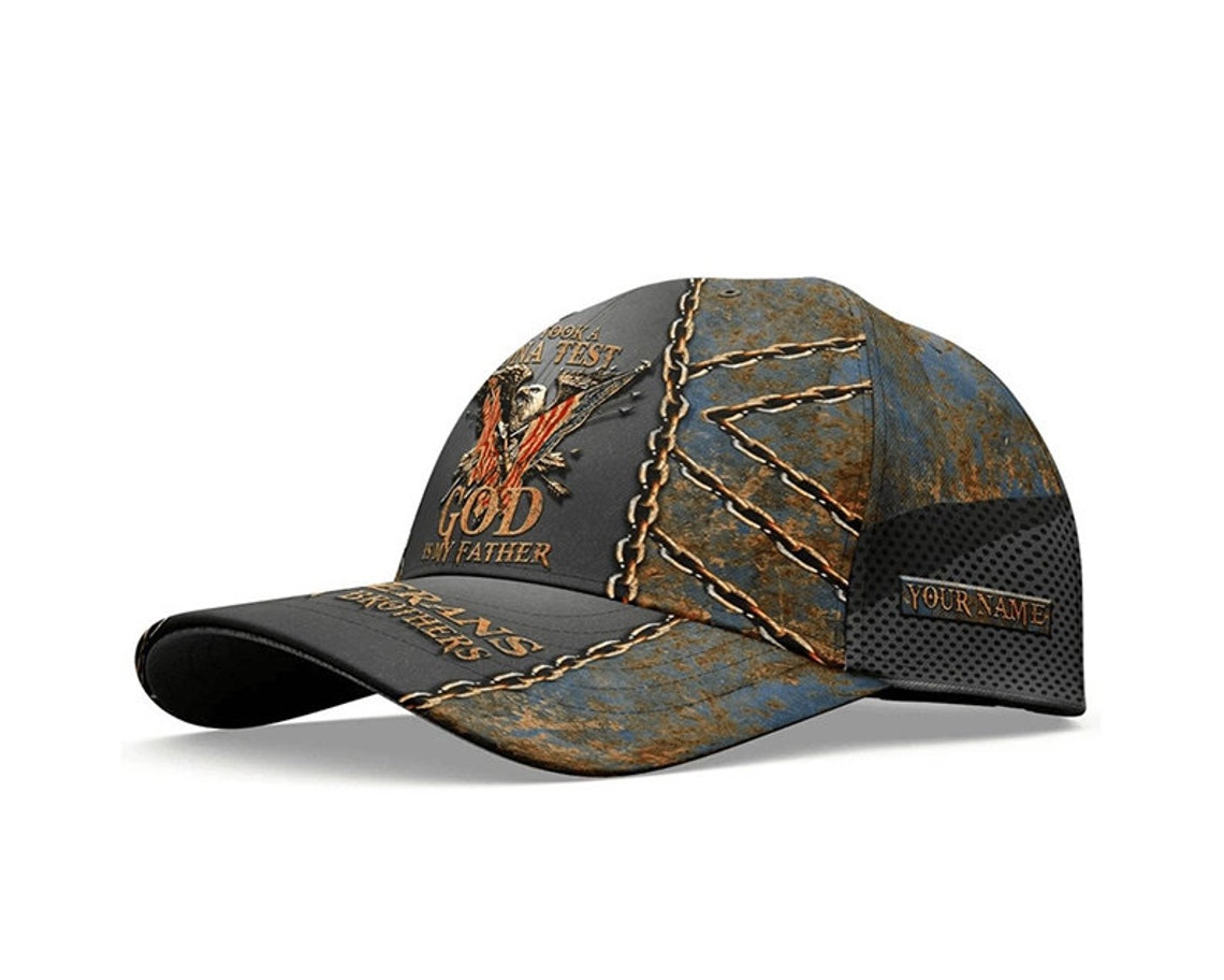 Personalized Name American Veteran Classic Cap, Veteran Hat, Gifts for ...