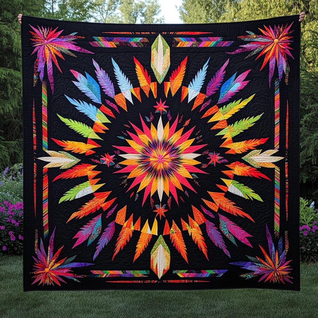 Native American Star Quilts Blanket, Cherokee Blanket, Native Quilt ...
